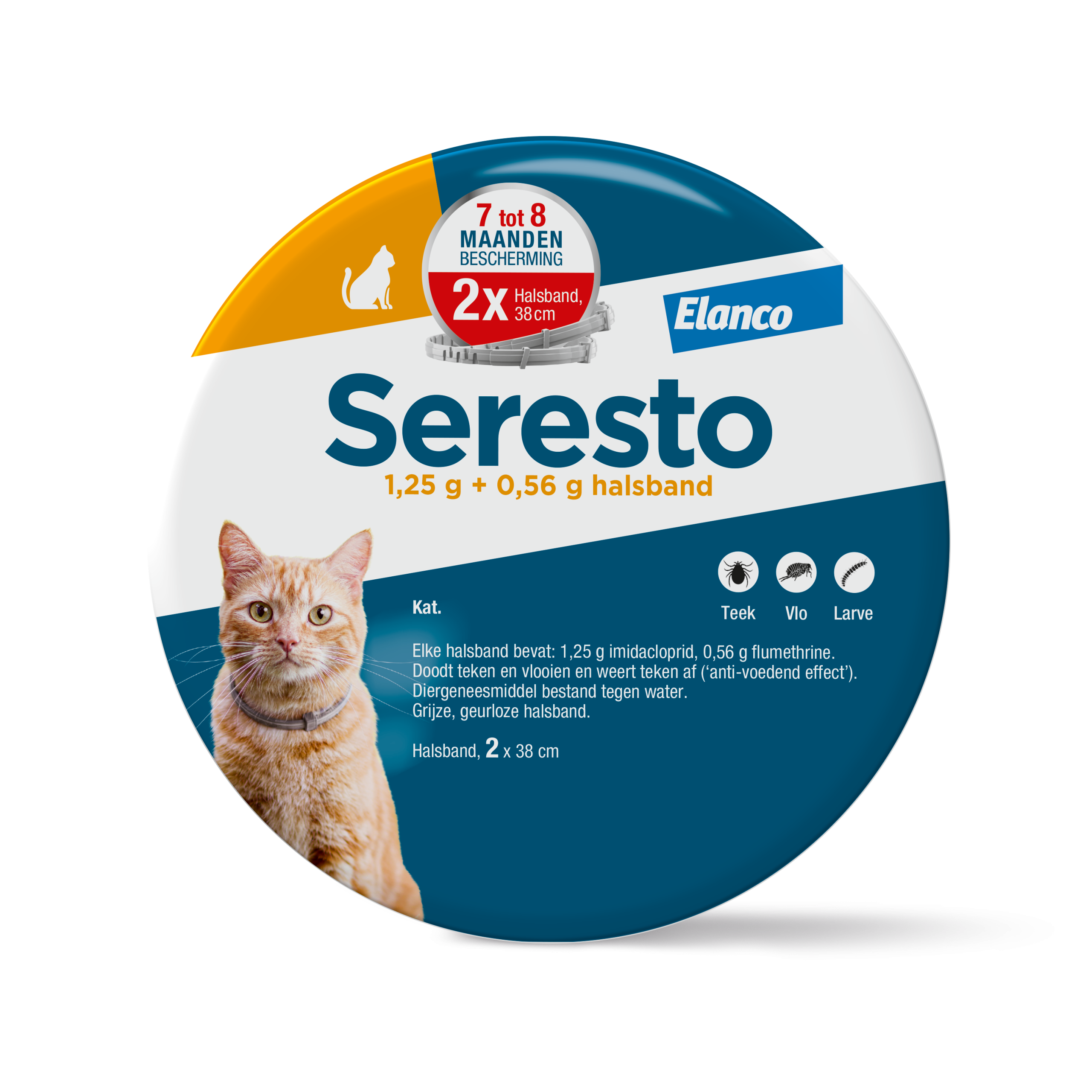 Seresto band kat 38 cm / 2-pack - AA-Vet Diergeneesmiddelen