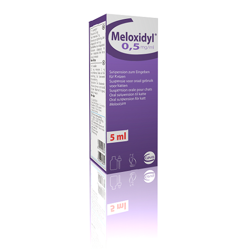 Meloxidyl kat 5ml / smakelijke orale oplossing / Reg NL 10561 UDA - AA ...