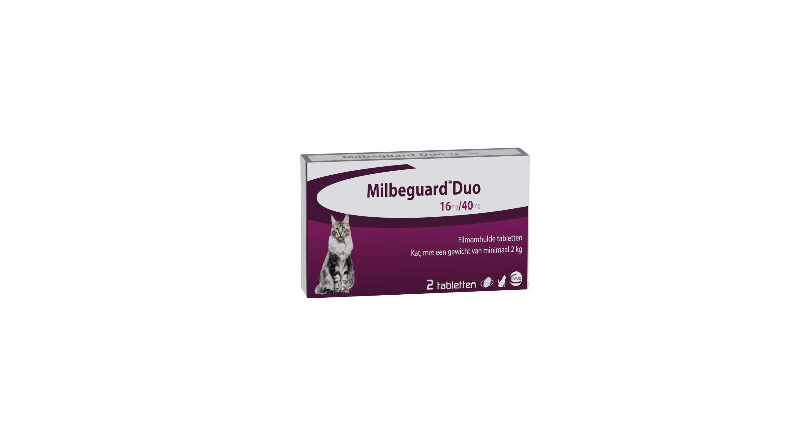 Milbeguard Duo 16mg/40mg katten 2 tabletten - AA-Vet Diergeneesmiddelen