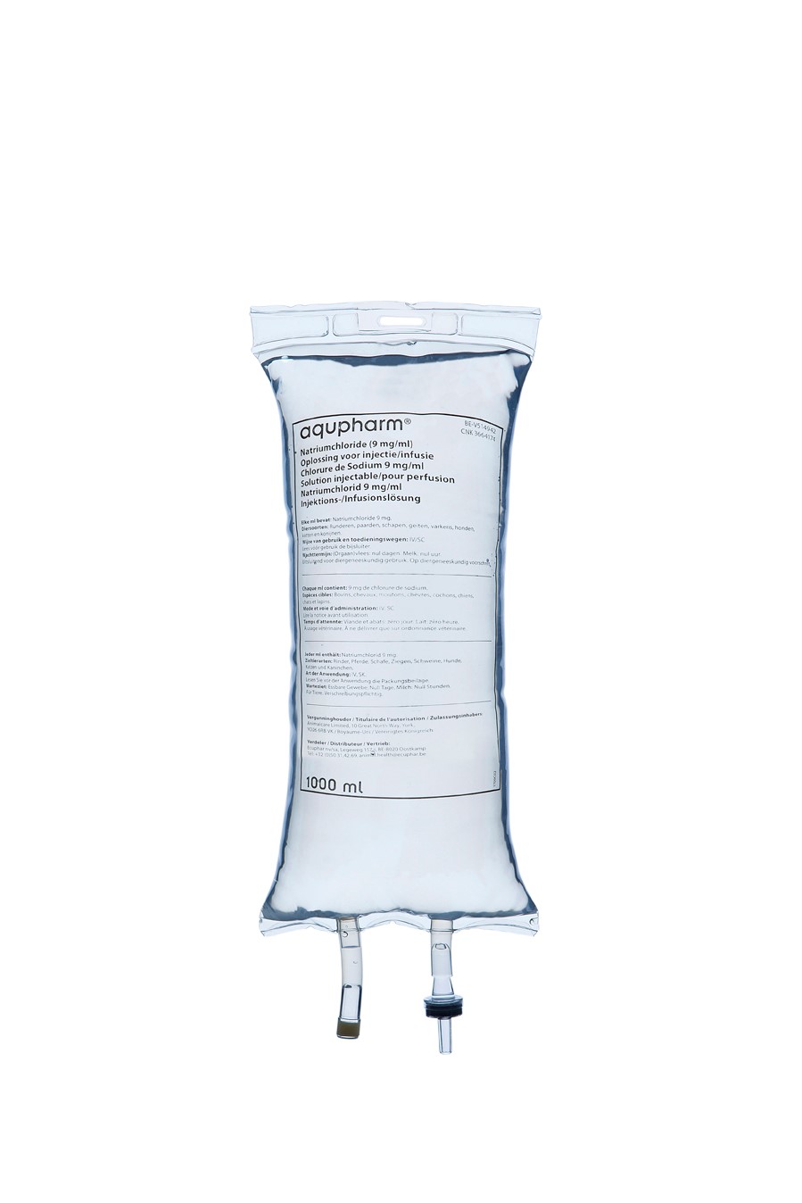 Aqupharm natriumchloride / 10x1 ltr - AA-Vet Diergeneesmiddelen