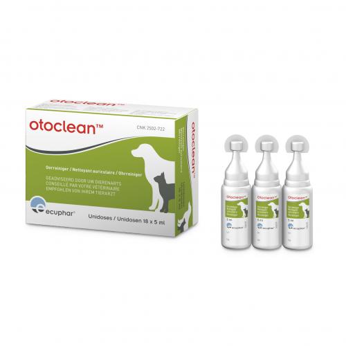 Otoclean Oorreiniger voor hond en kat / 18x5ml - AA-Vet Diergeneesmiddelen