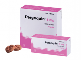 Pergoquin / Pergolide 1 mg / Tabletten deelbaar in 4 / Reg NL 124101 ...