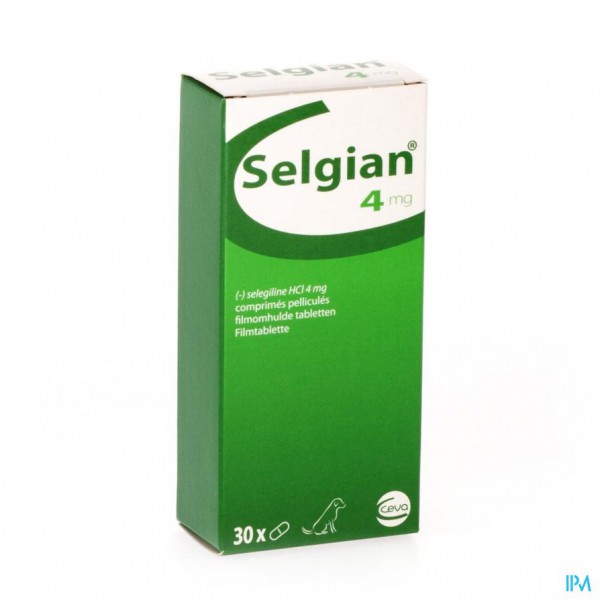 Selgian 4 mg / Reg NL 8816 URA / 3x10 tbl - AA-Vet Diergeneesmiddelen