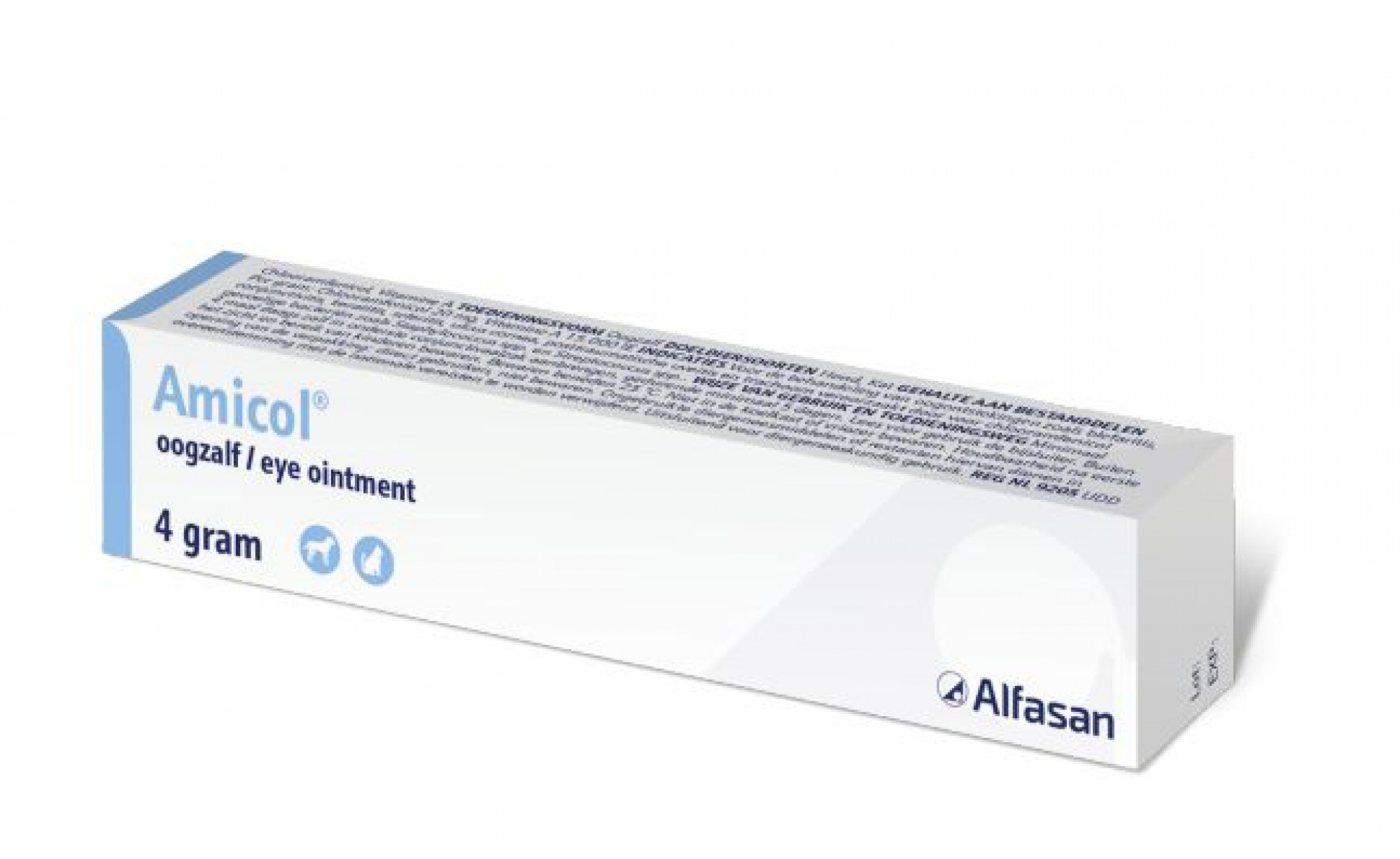 Amicol oogzalf bevat chlooramfenicol en vitamine A-propionaat / 4 gr ...