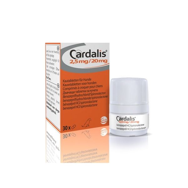 Cardalis S / 2,5mg/20mg / 30 tbl - AA-Vet Diergeneesmiddelen