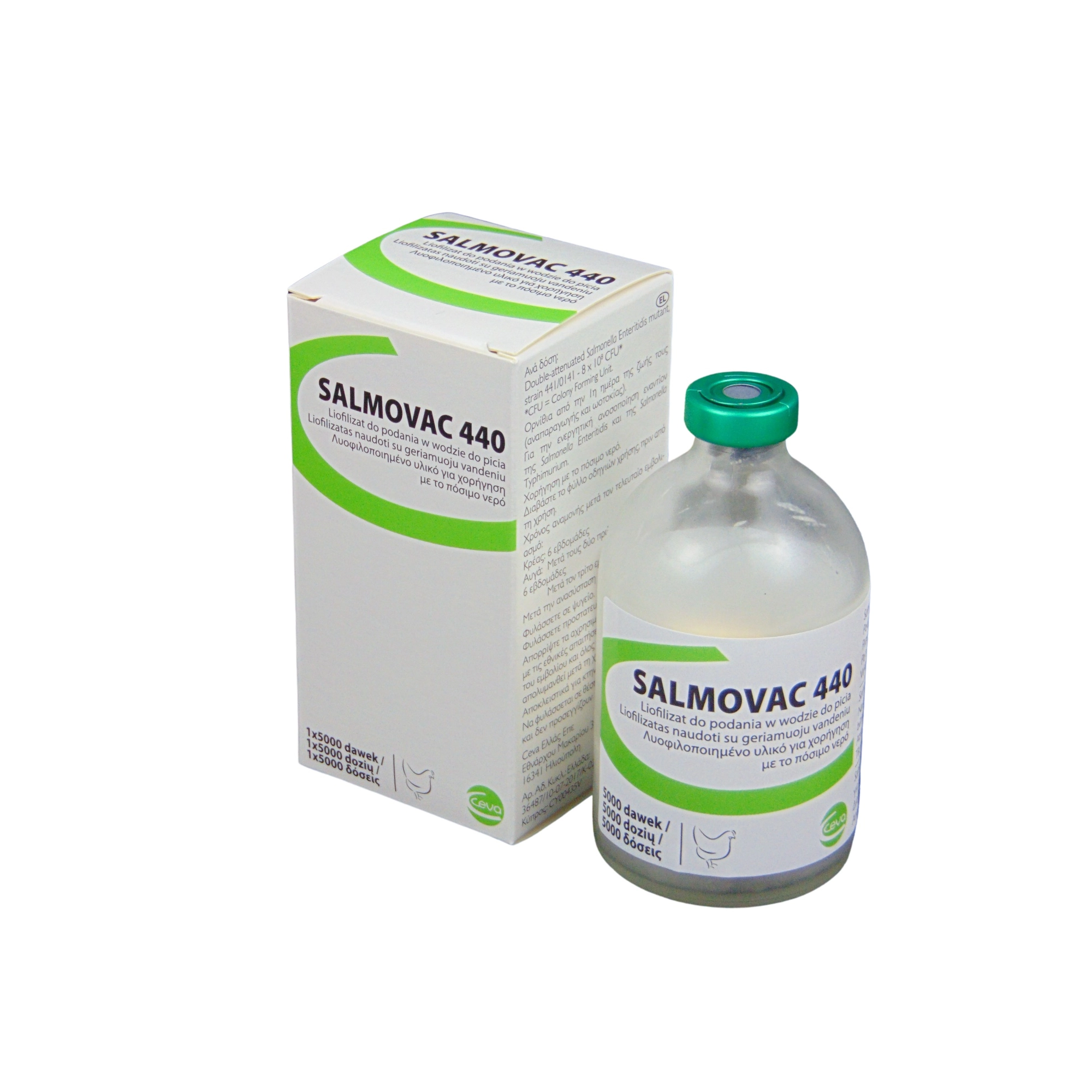 SALMOVAC 440 / 5000 doses - AA-Vet Diergeneesmiddelen