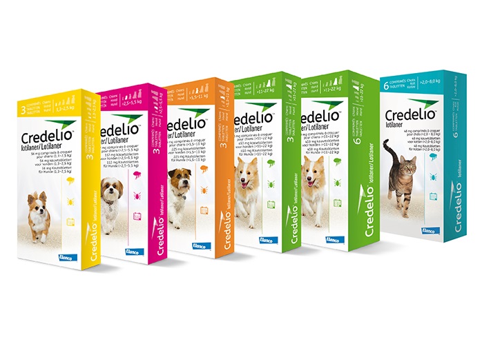 Credelio 48 mg kat / 6 tbl - AA-Vet Diergeneesmiddelen