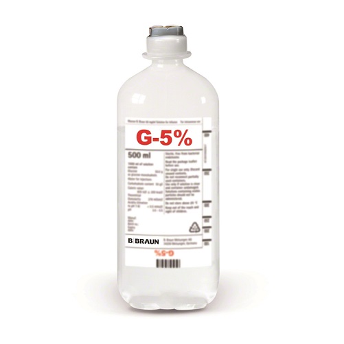 Glucose 5 g/100 ml (B.Braun Vet Care) / 10x500ml - AA-Vet ...