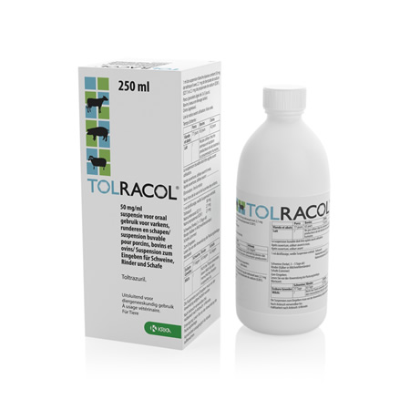 Tolracol suspensie 250 ml / Toltrazuril - AA-Vet Diergeneesmiddelen